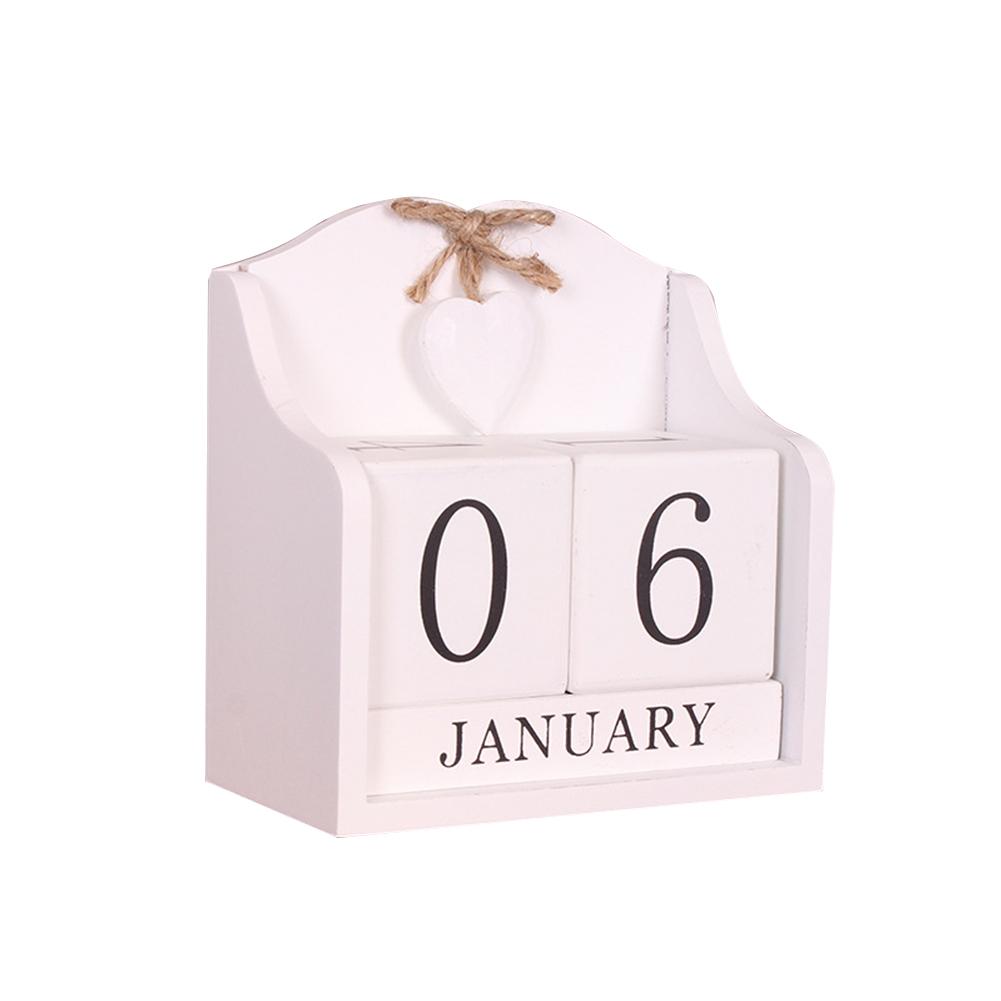 Diy Houten Kalender Blokken Dagelijks Perpetual Ka... – Grandado