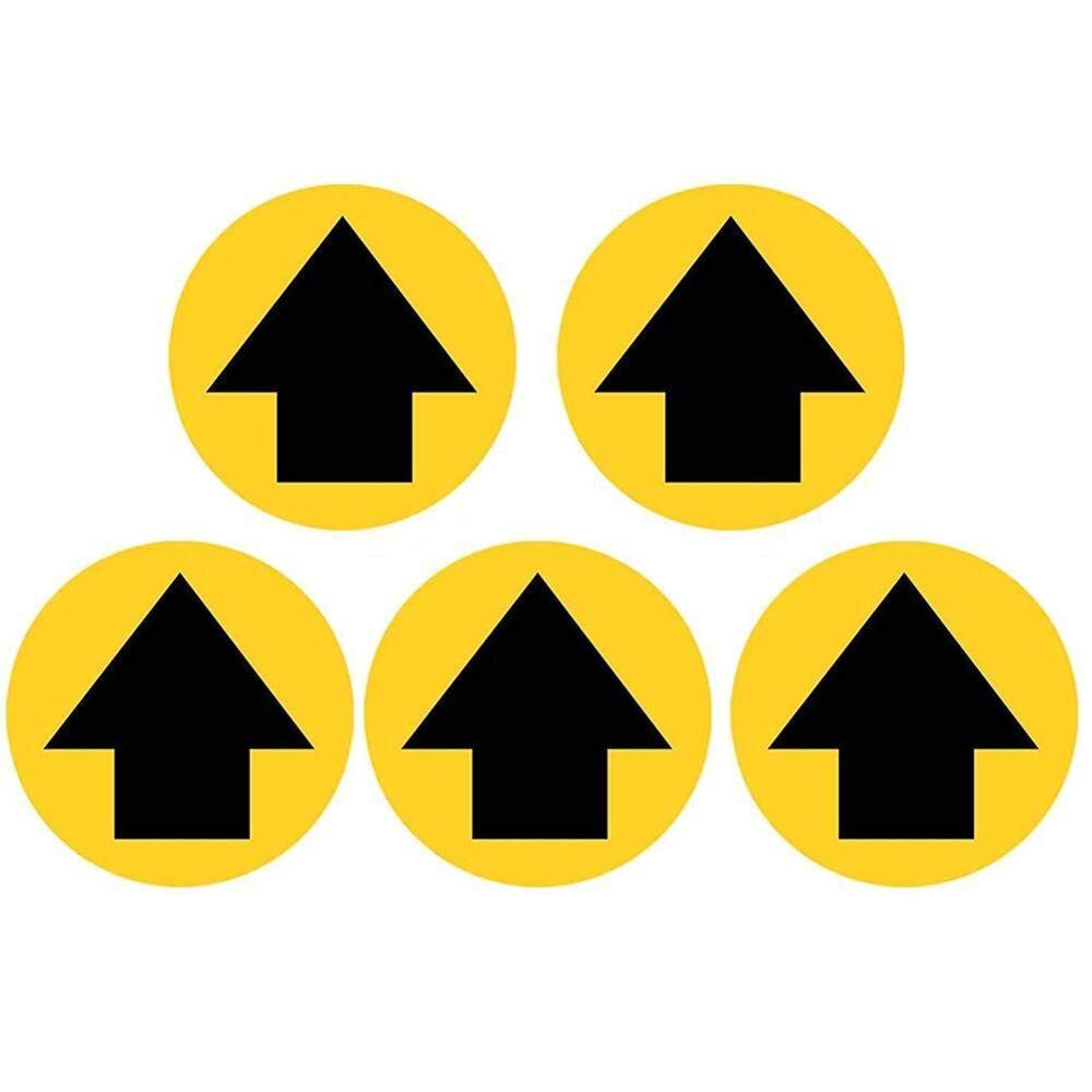 5PCS Social Distancing Floor Decals Safety Floor S... – Grandado