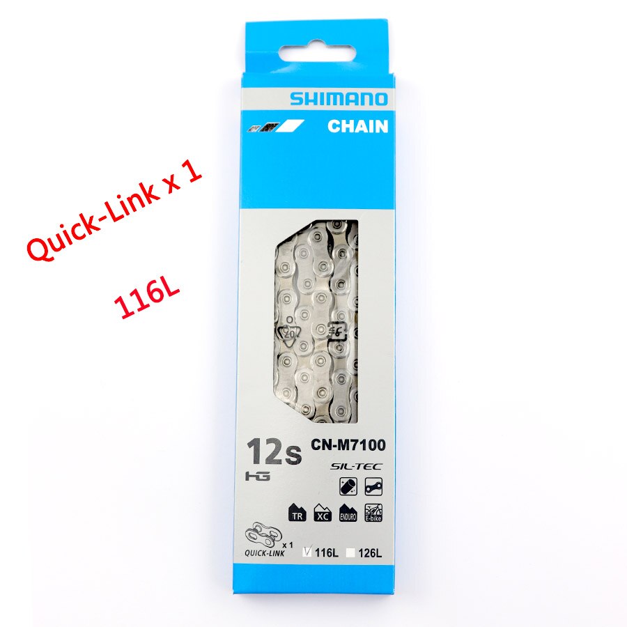 Shimano Deoer SLX CN M7100 Kette 116L 126L 12-Spee... – Vicedeal