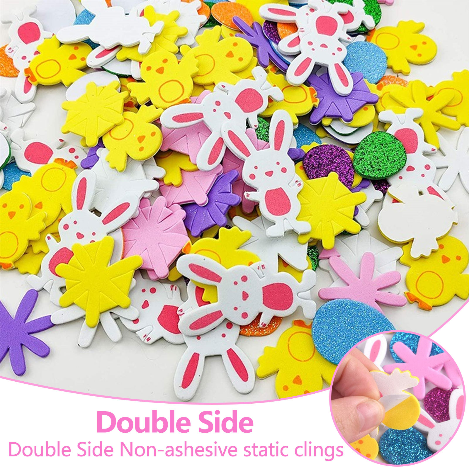 Easter Foam Stickers Set Self Adhesive Stickers Gl... – Grandado