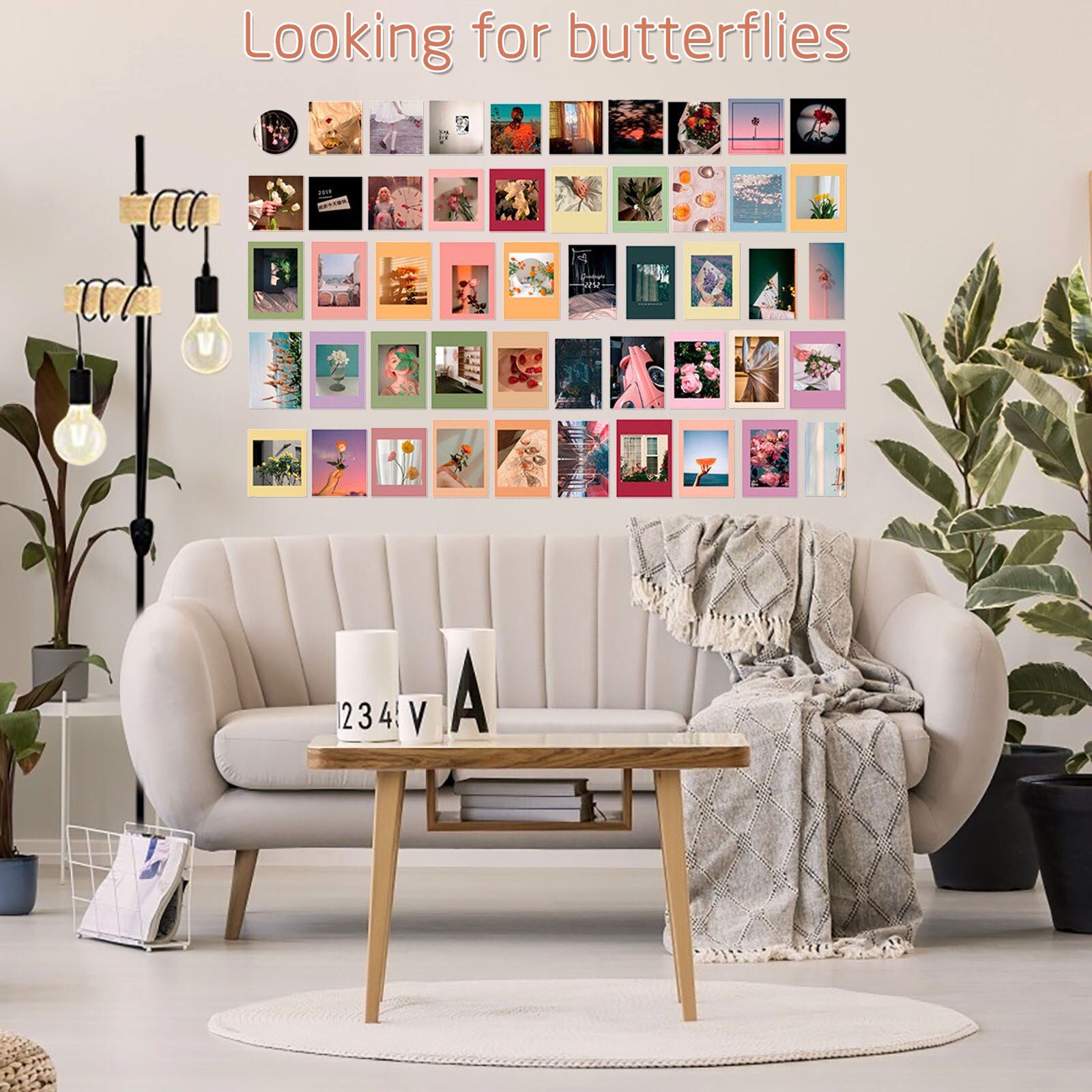 Wall Mini Paper Pictures Sticker Decoration Decal ... – Vicedeal