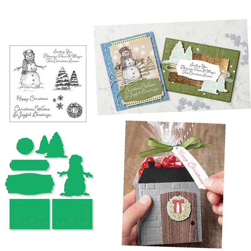 CH SNOW WONDER Metal Cutting Dies and stamps DIY S... – Grandado