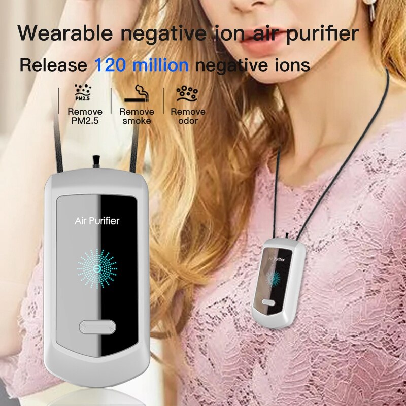 120 Million Negative Ion Air Purifier Personal Wea... – Grandado