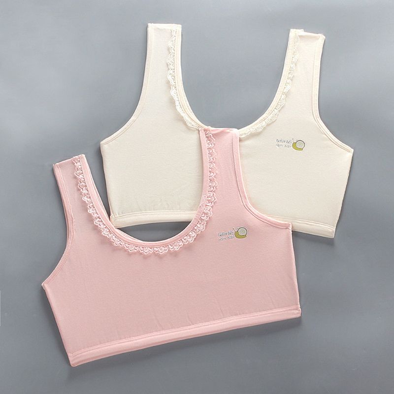 Teen Girl Sports Bra Kids Underwear Young Puberty Vicedeal