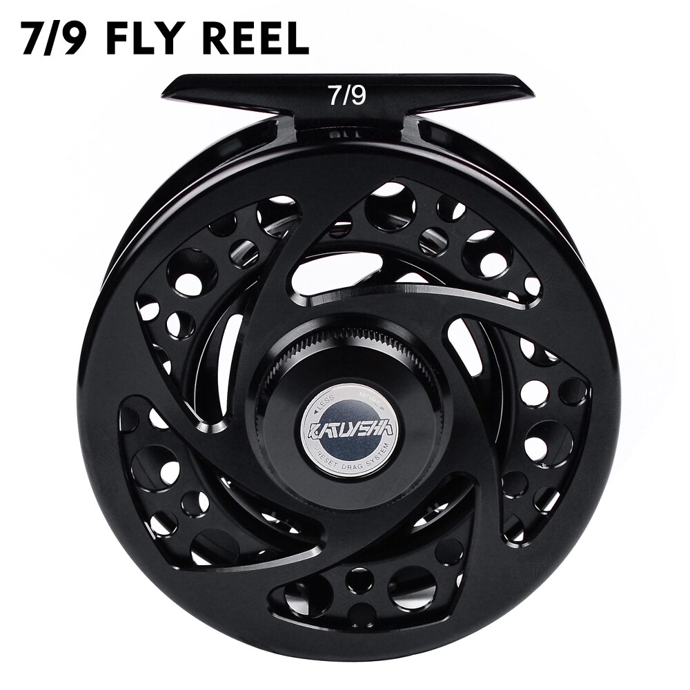 KATYUSHA 5/7-7/9-9/10 GEW Vliegvissen Reel Zwarte ... – Vicedeal