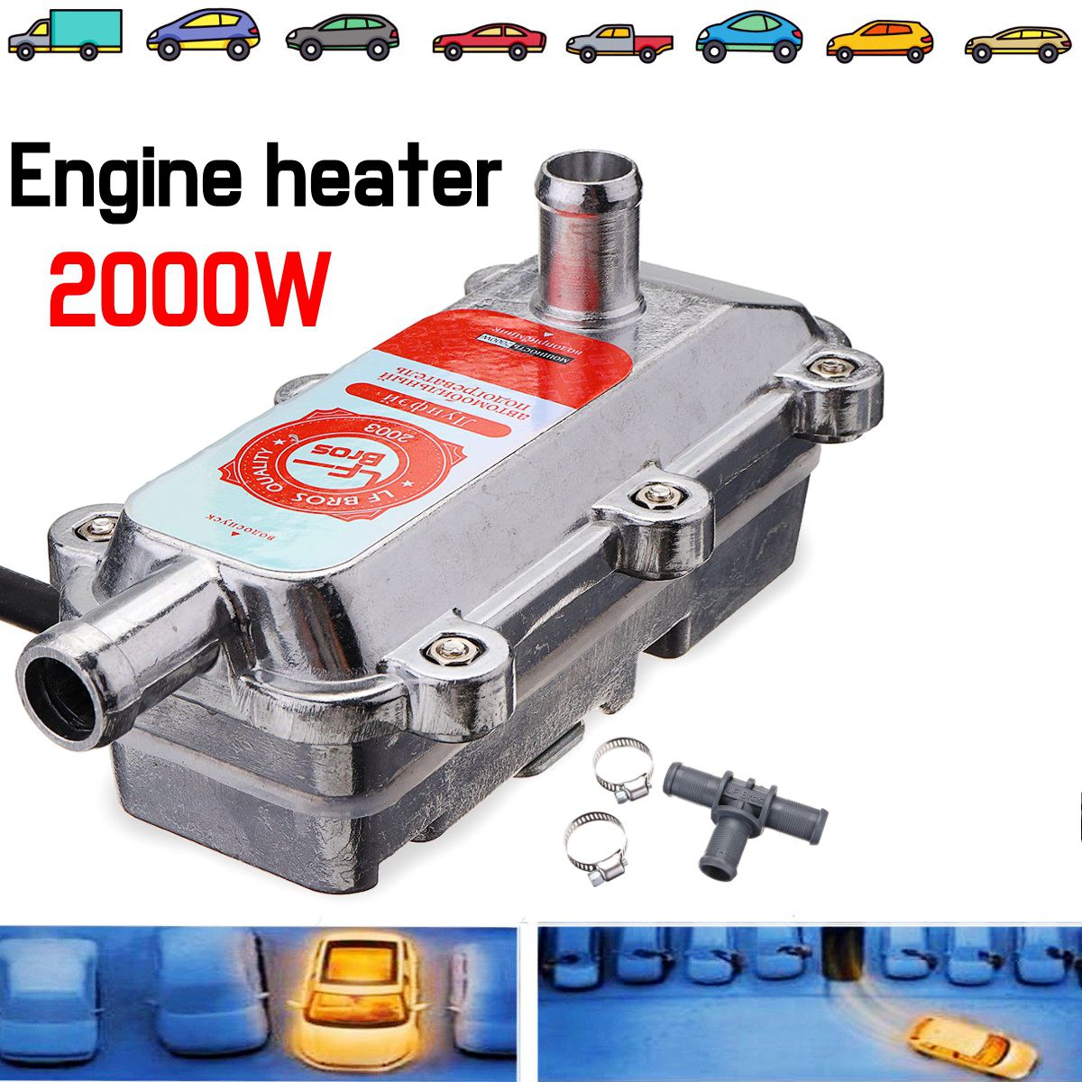 220V 2000W Auto Motor Heater Voorverwarmer Niet We... – Vicedeal