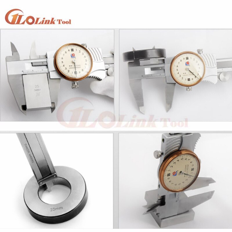0-150mm Guanglu Dial Caliper High Precision 0.01mm... – Grandado