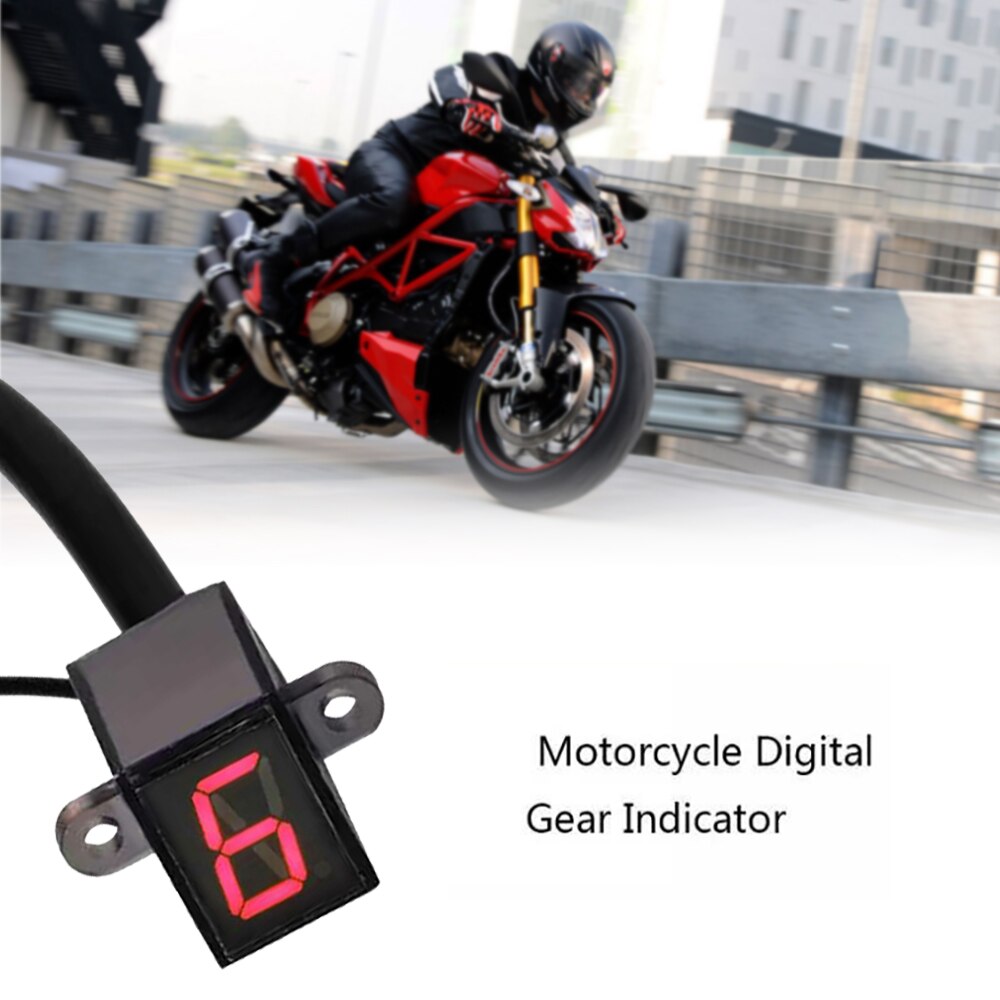 Universal Motorcycle 6 indicator Speed display Dig... – Vicedeal
