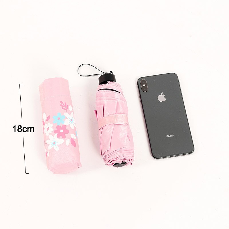 Mini Paraplu Voor Vrouwen Bloem 5 Vouwen Mode Meis... – Grandado