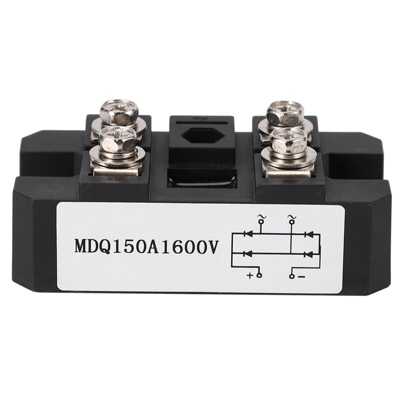 HHO-1Pc MDQ 150A-1600V Black Single-Phase Diode Br... – Grandado