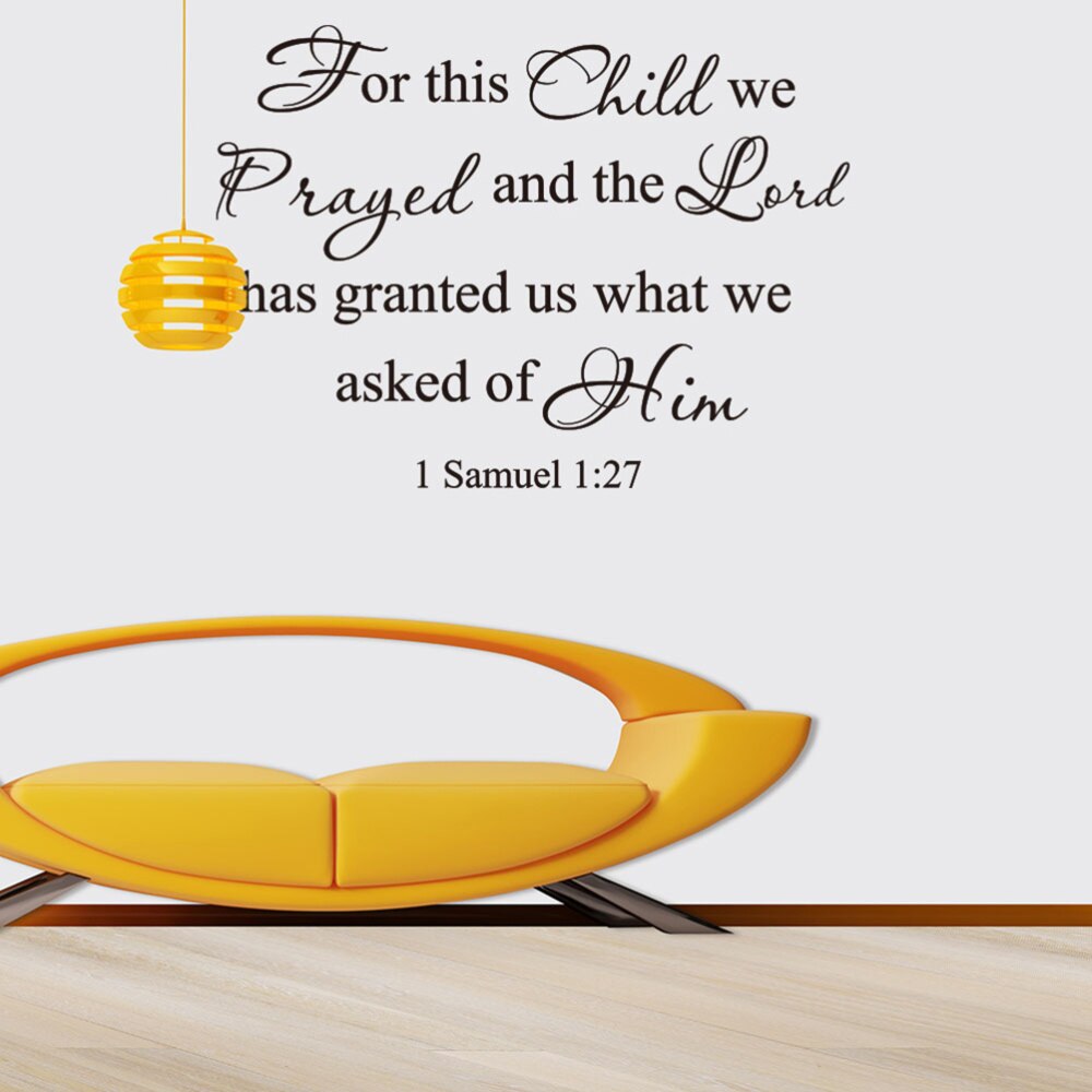 1PC DIY Vinyl Peel and Stick Christian Removable B... – Vicedeal