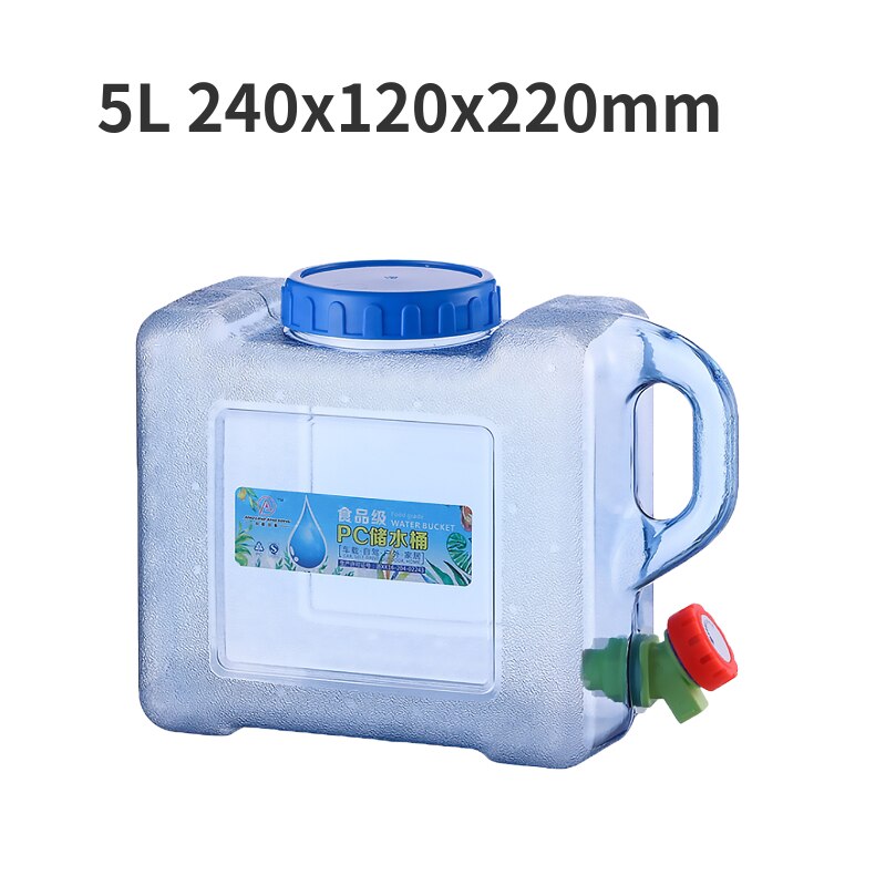 5.5l/10l kapacitet udendørs vandspand bærbar kørev... – Grandado