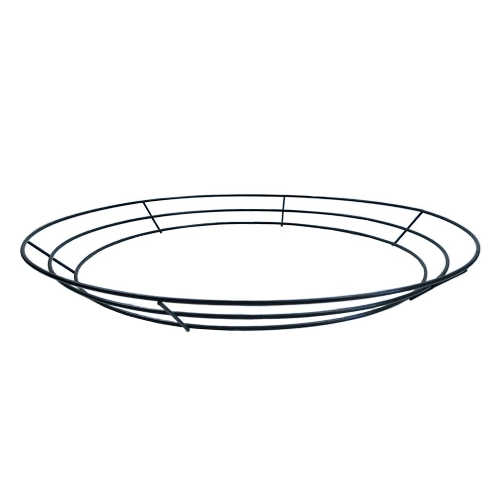 1pc 12 '' /14 '' /16 '' blomstret metaltråd krans ... – Vicedeal