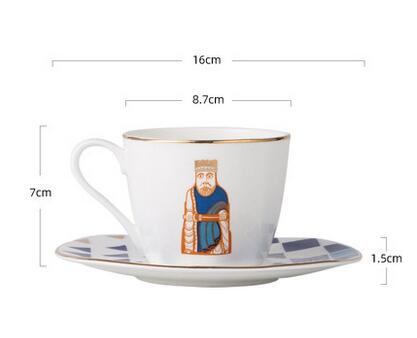 Vintage The British Museum King Queen Coffee Cup A... – Grandado