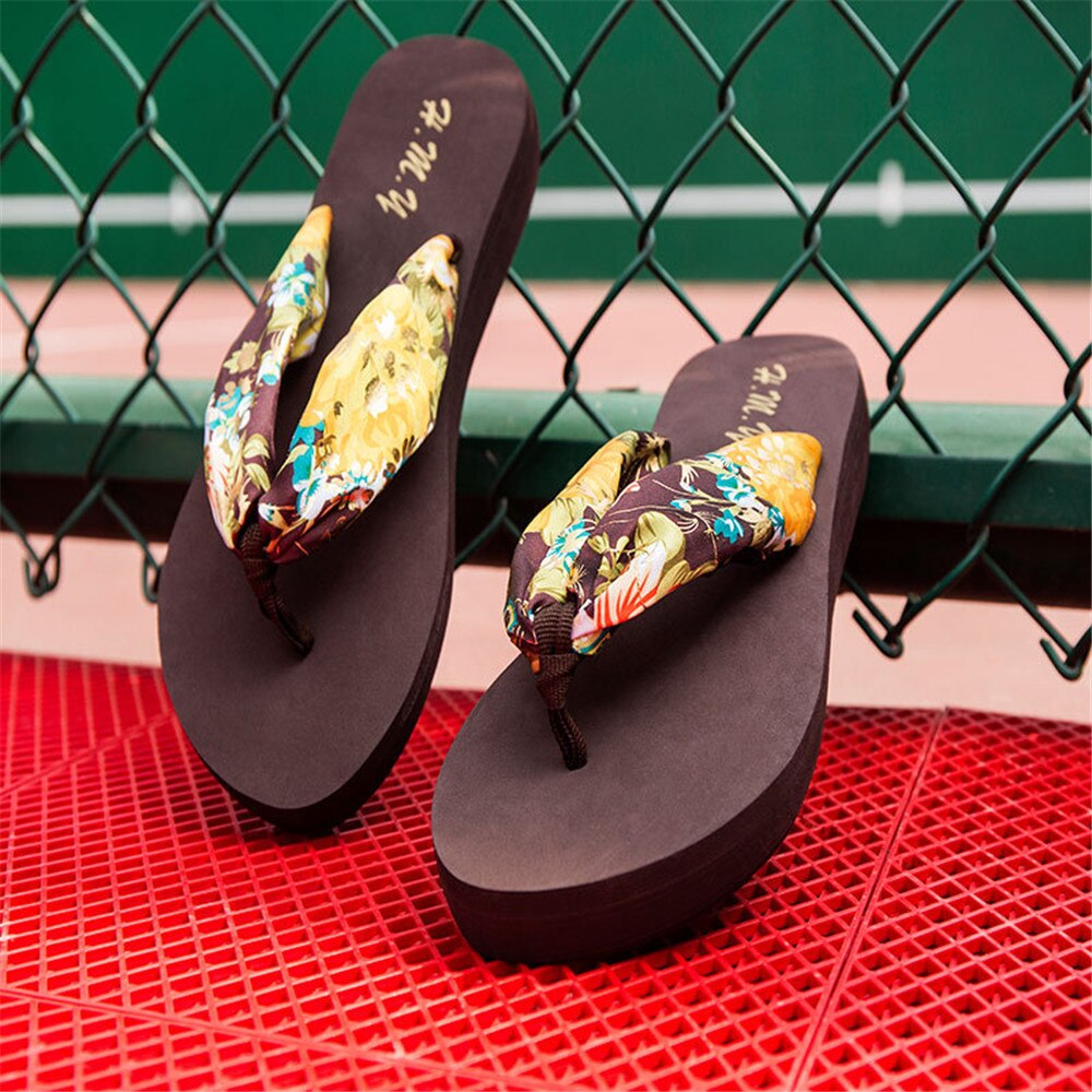 Women Shoes Sliper Summer Bohemia Floral Beach San... – Grandado