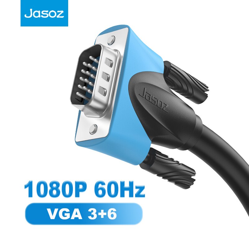 Jasoz Vga Kabel 3 + 6 Vga Male Naar Male Kabel 108... – Vicedeal