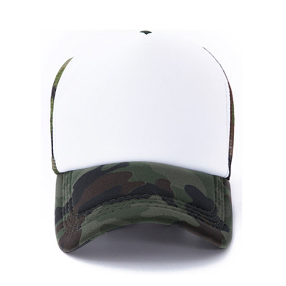 Unisex Camouflage Mesh Baseball Cap Hat Blank Viso... – Grandado