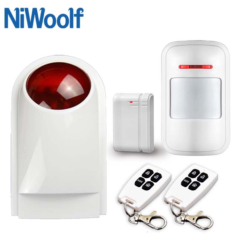 433 Mhz Draadloze Strobe Siren Alarmsysteem, Thuis... – Grandado