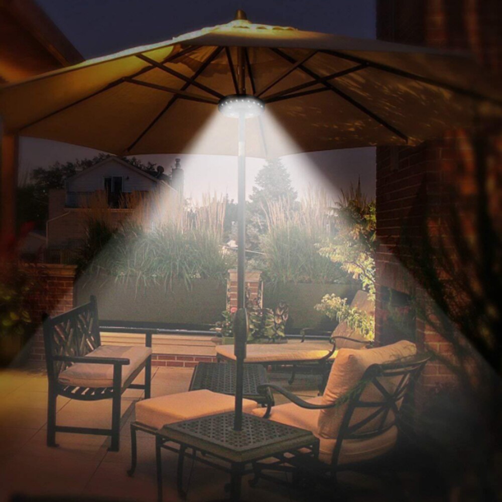 Luces LED con forma de paraguas para exteriores, i... – Grandado