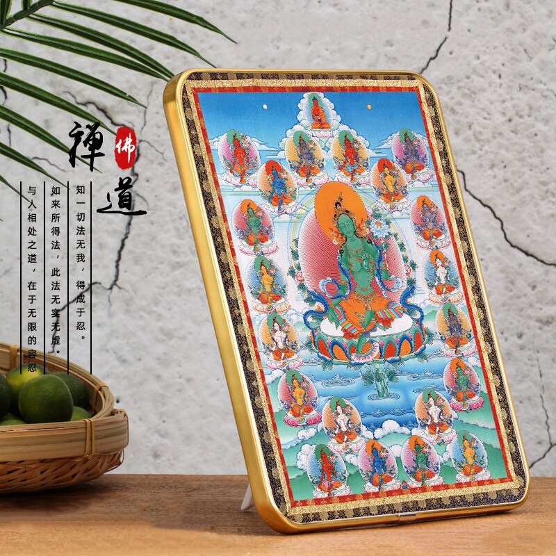 Twenty one Tara portrait, Green Tara Buddha, Buddh... – Grandado