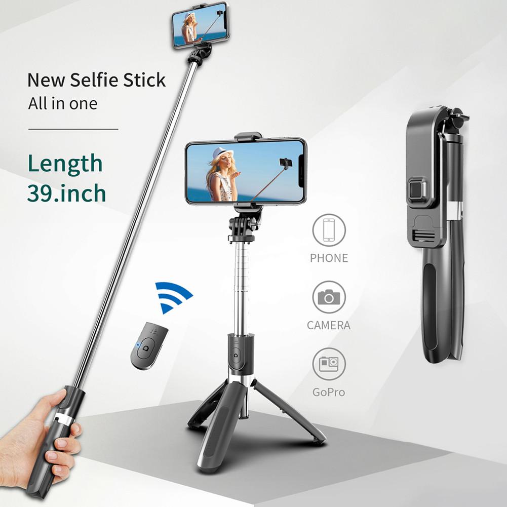 Draagbare Bluetooth 5.0 Selfie Stok Afstandsbedien... – Vicedeal