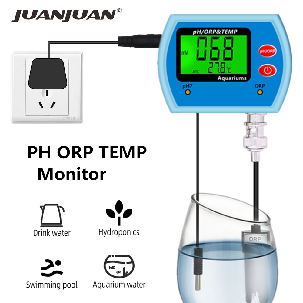 3 in 1 Multi-parameter PH meter Water Acidity TEMP... – Vicedeal