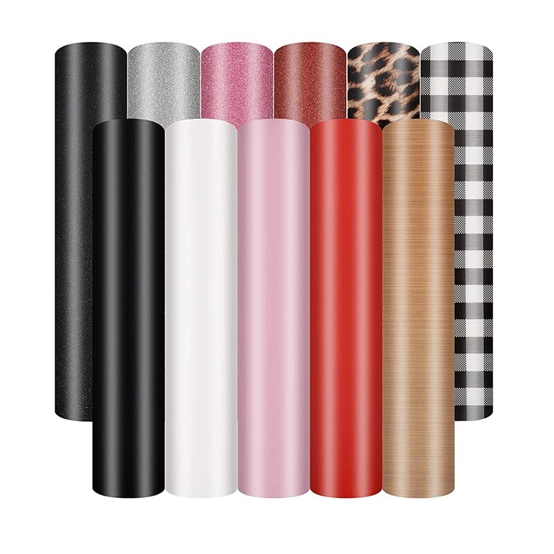 Heat Transfer Vinyl Sheets, HTV Iron on Vinyl, Gli... – Vicedeal