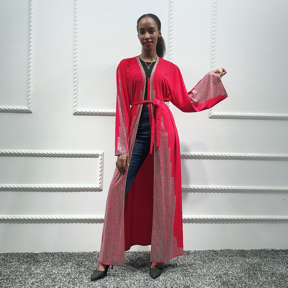 Women Kaftan Dubai Abaya Kimono Turkish Hijab Musl... – Vicedeal