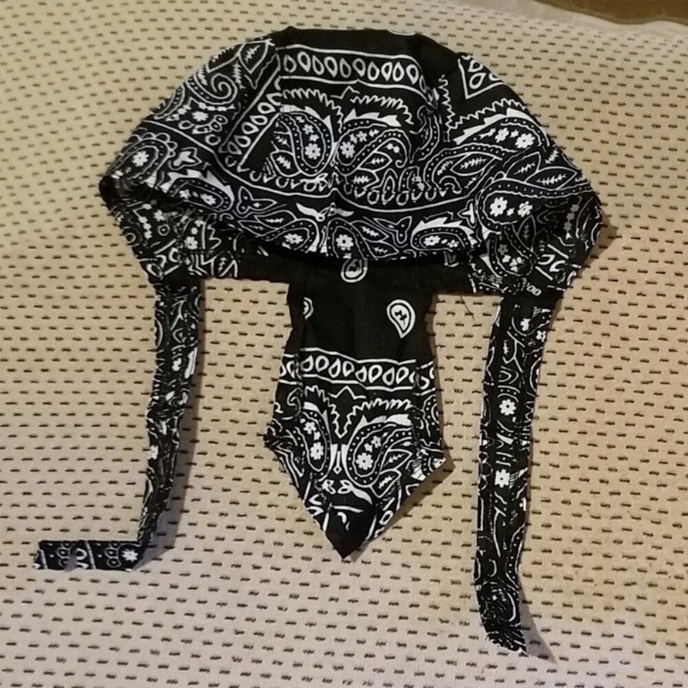 Adult Men Paisley Print Motorcycle Biker Hat Banda... – Vicedeal