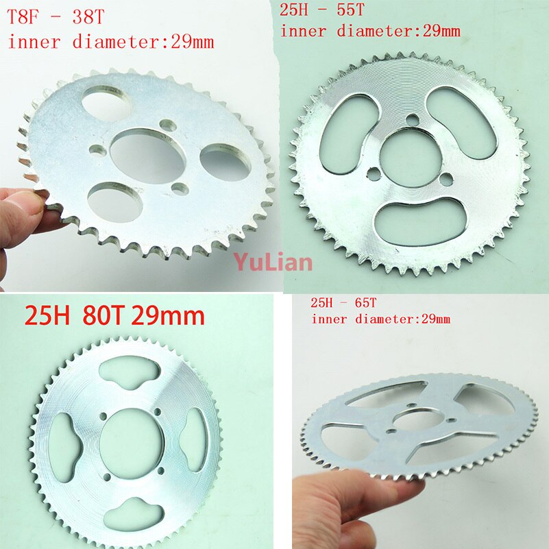 T8F 38T 25H 55T 65T 80T Tooth 29mmRear Sprocket fo... – Grandado