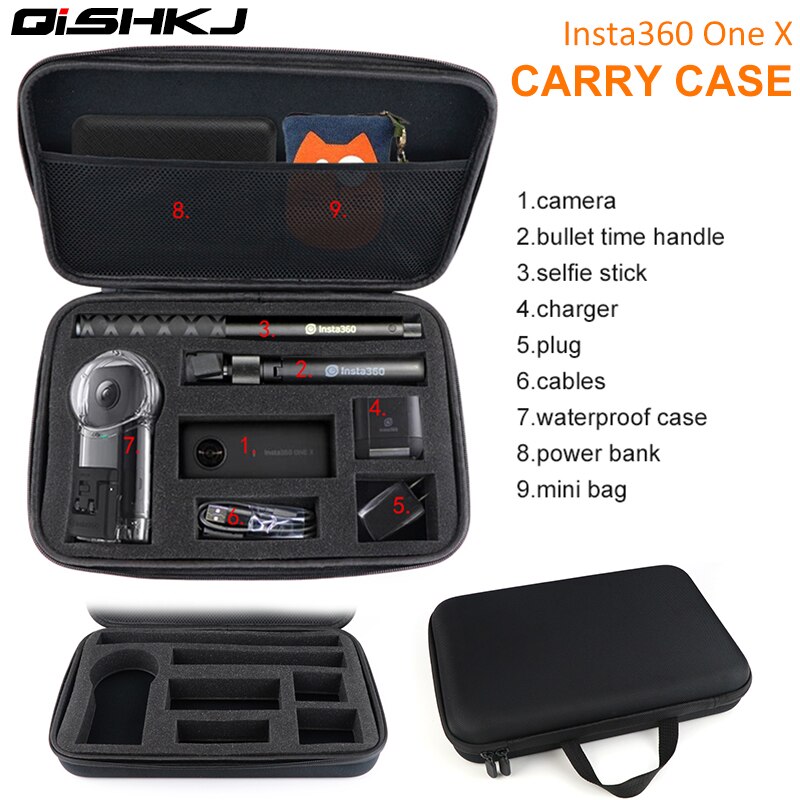 Insta 360 ONE X Carrying Case/Portable Storage Bag... – Grandado