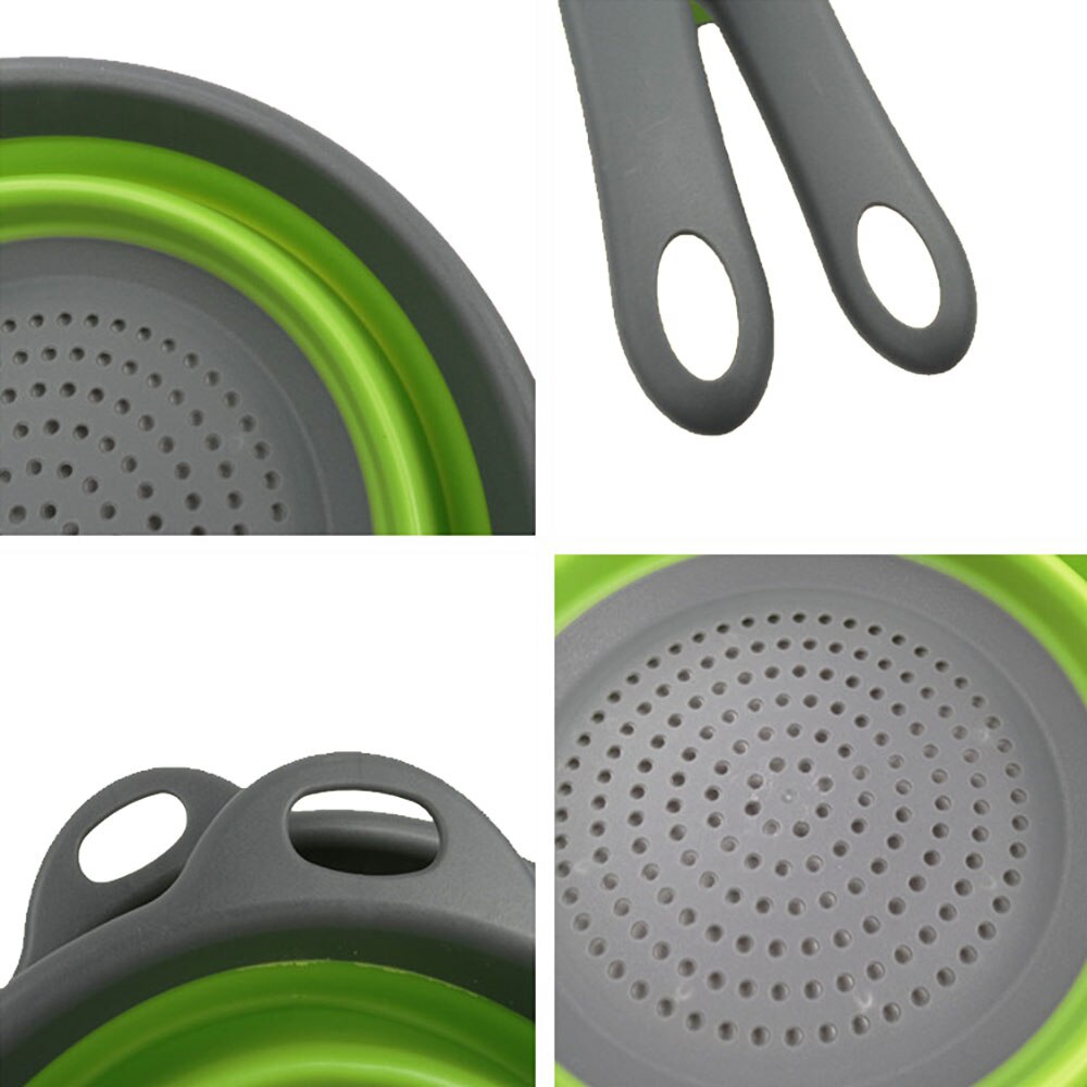 Silicone world Foldable Silicone Colander Fruit Ve... – Grandado