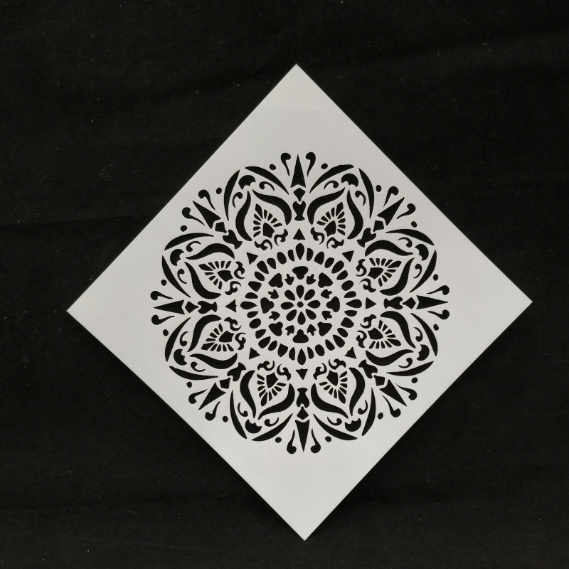 Vintage flower Layering Stencils Drawing Color Spr... – Vicedeal