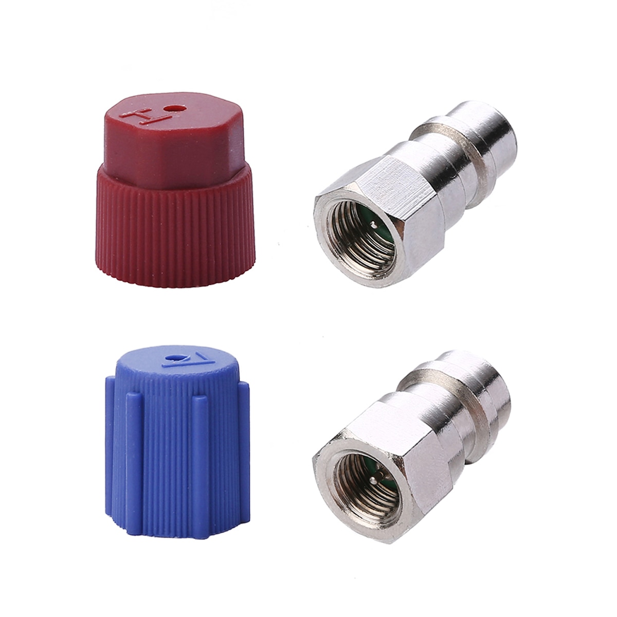 2pcs Red Blue Car Retrofit Conversion Adapter 1/4 ... – Grandado