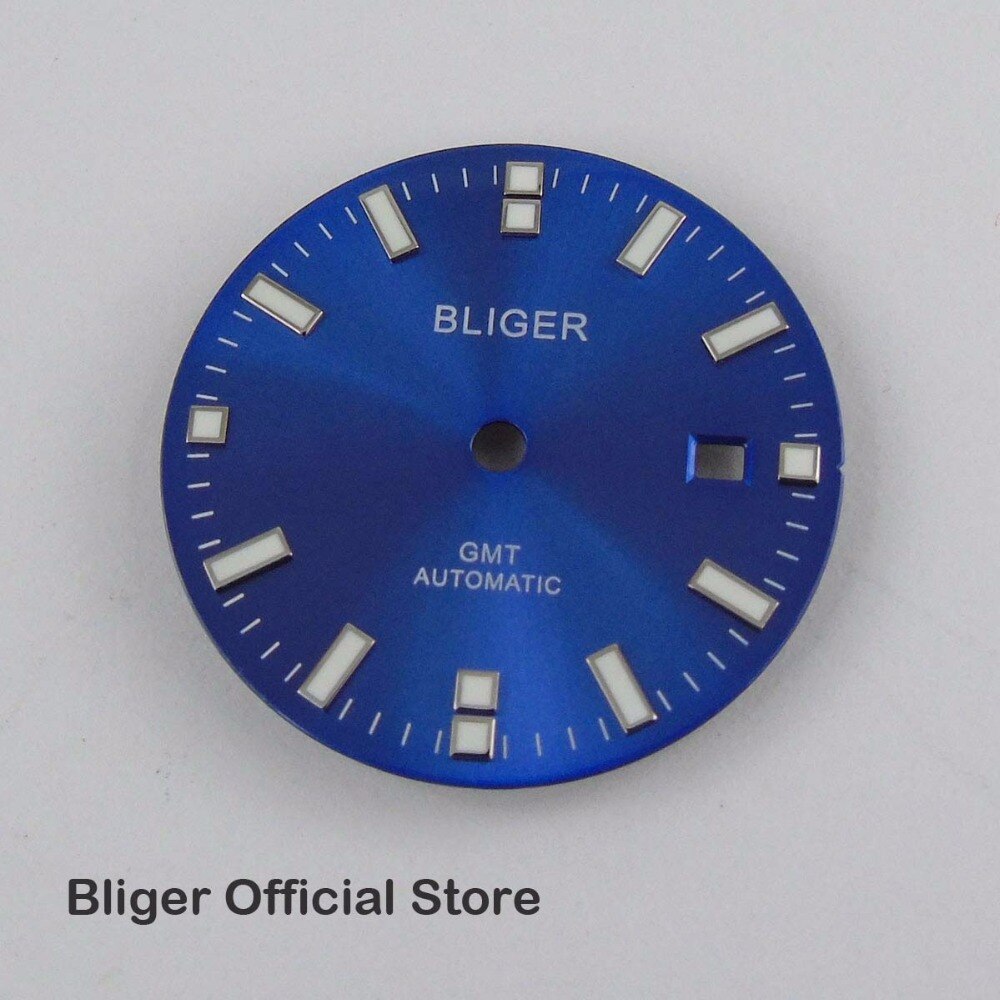 BLIGER 31.5mm Blue Dial White Marks Date Window Wa... – Grandado