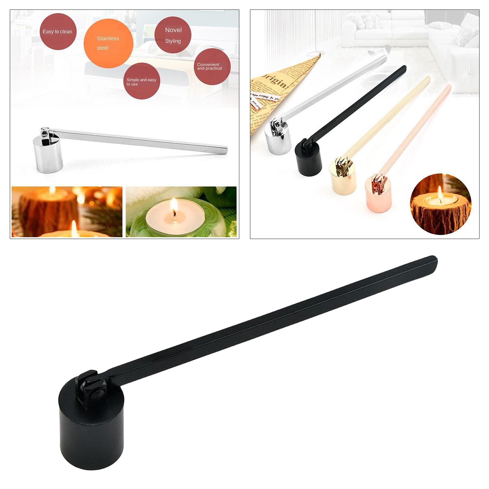 Kaarsenlont Tool Olielamp Rvs Dipper Doven Trimmer... – Grandado