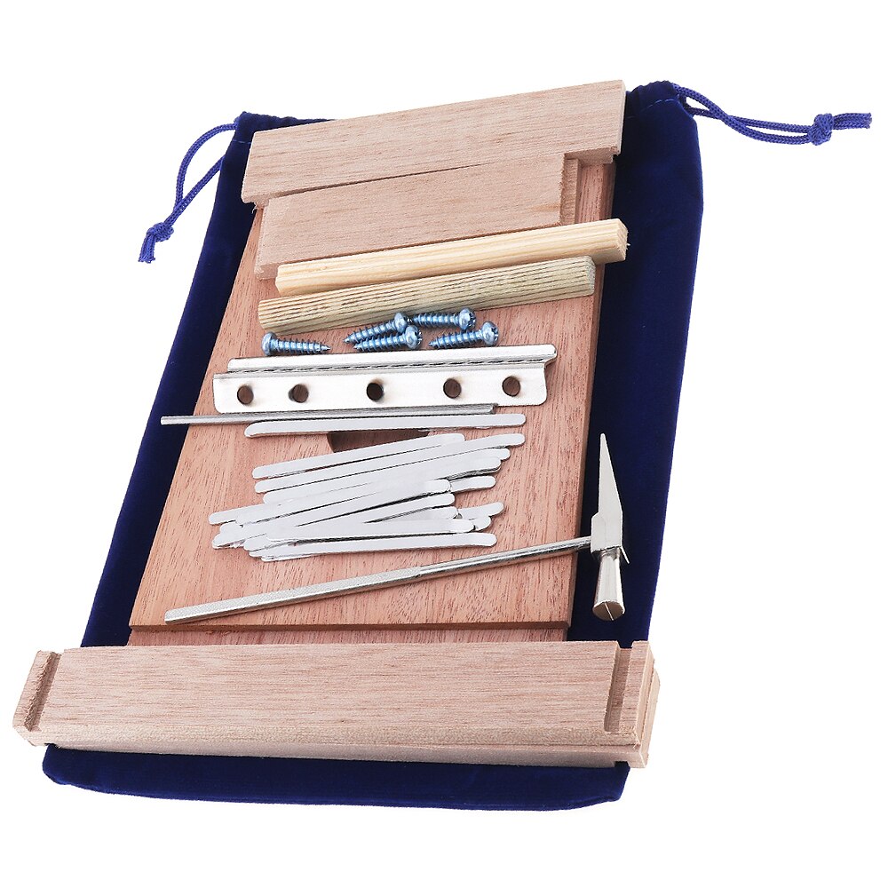 17 Key Kalimba DIY Kit Mahogany Thumb Piano Mbira ... – Vicedeal