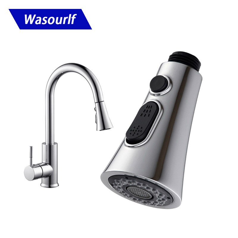 WASOURLF Kitchen Faucet Head Spout Pull Down Tap P... – Grandado