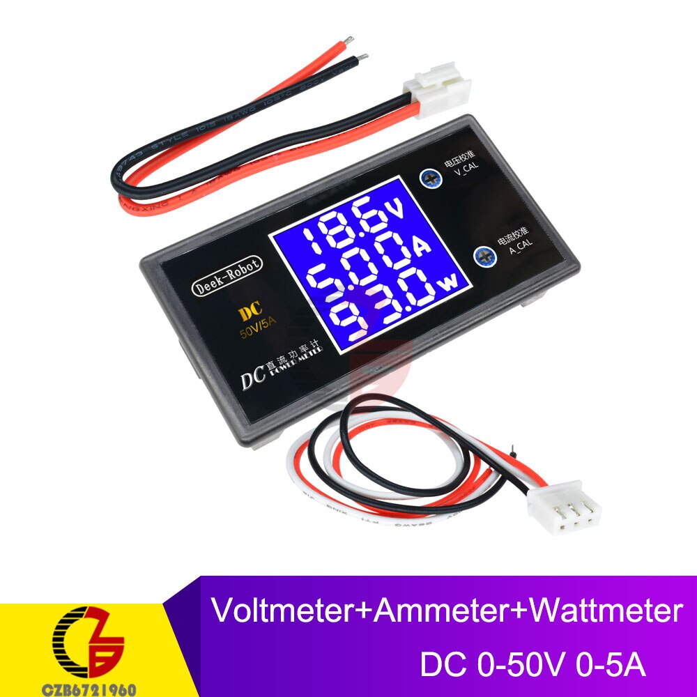 DC 100V 10A Digital Voltmeter Amperemeter Wattmete... – Vicedeal