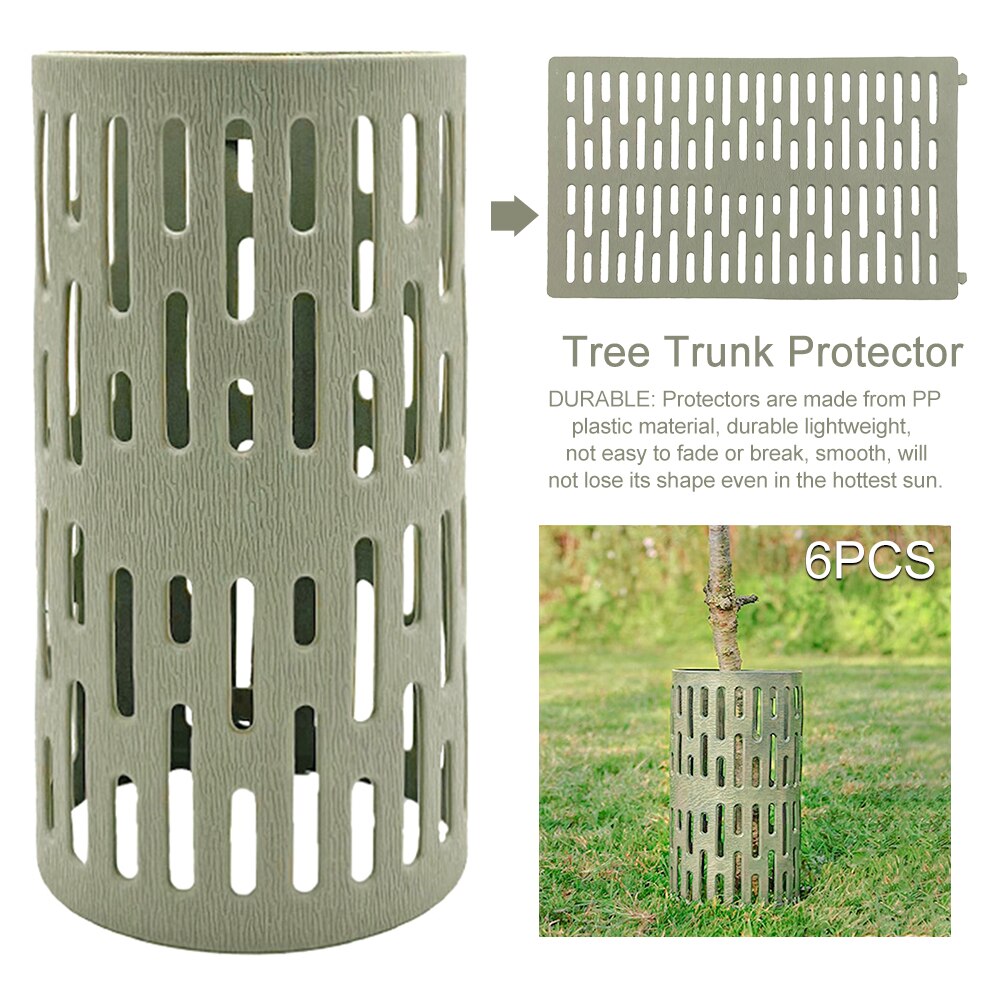 6pcs Lamp Posts Grey Durable Plant Tree Trunk Prot... – Vicedeal