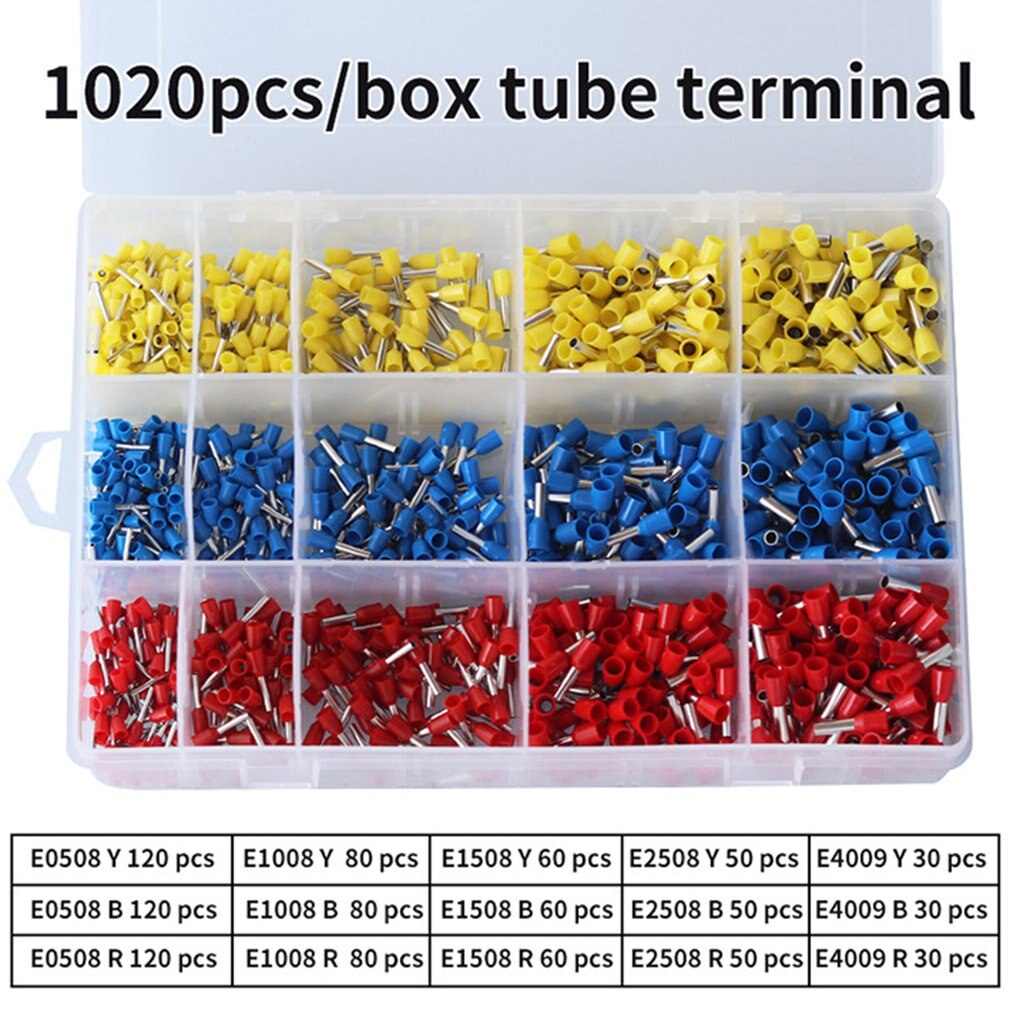 1200X Wire Crimp Connector Cable Cord Pin Ferrule ... – Grandado