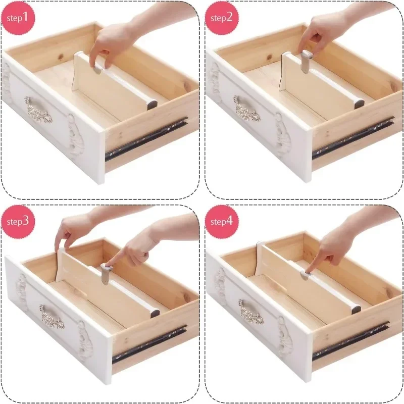 Drawer Dividers Organizer Adjustable Storage Retra... – Grandado