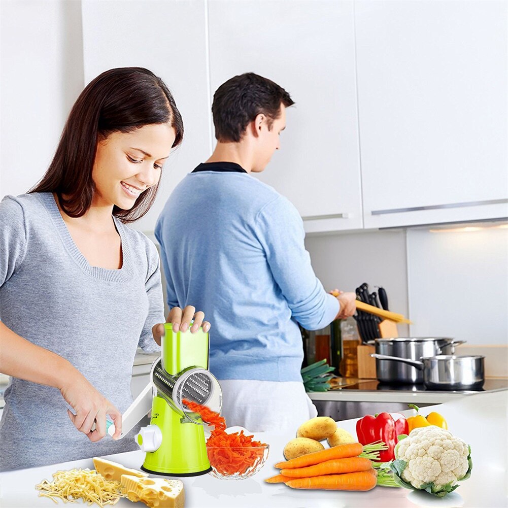 Multi-Function Rotary Grater Manual Rotary Vegetab... – Grandado