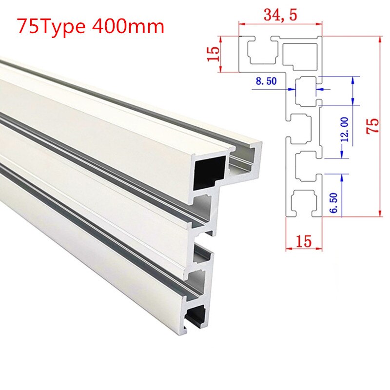75 Type Profiel Hek T Track T Slot Glijdende Beuge... – Vicedeal