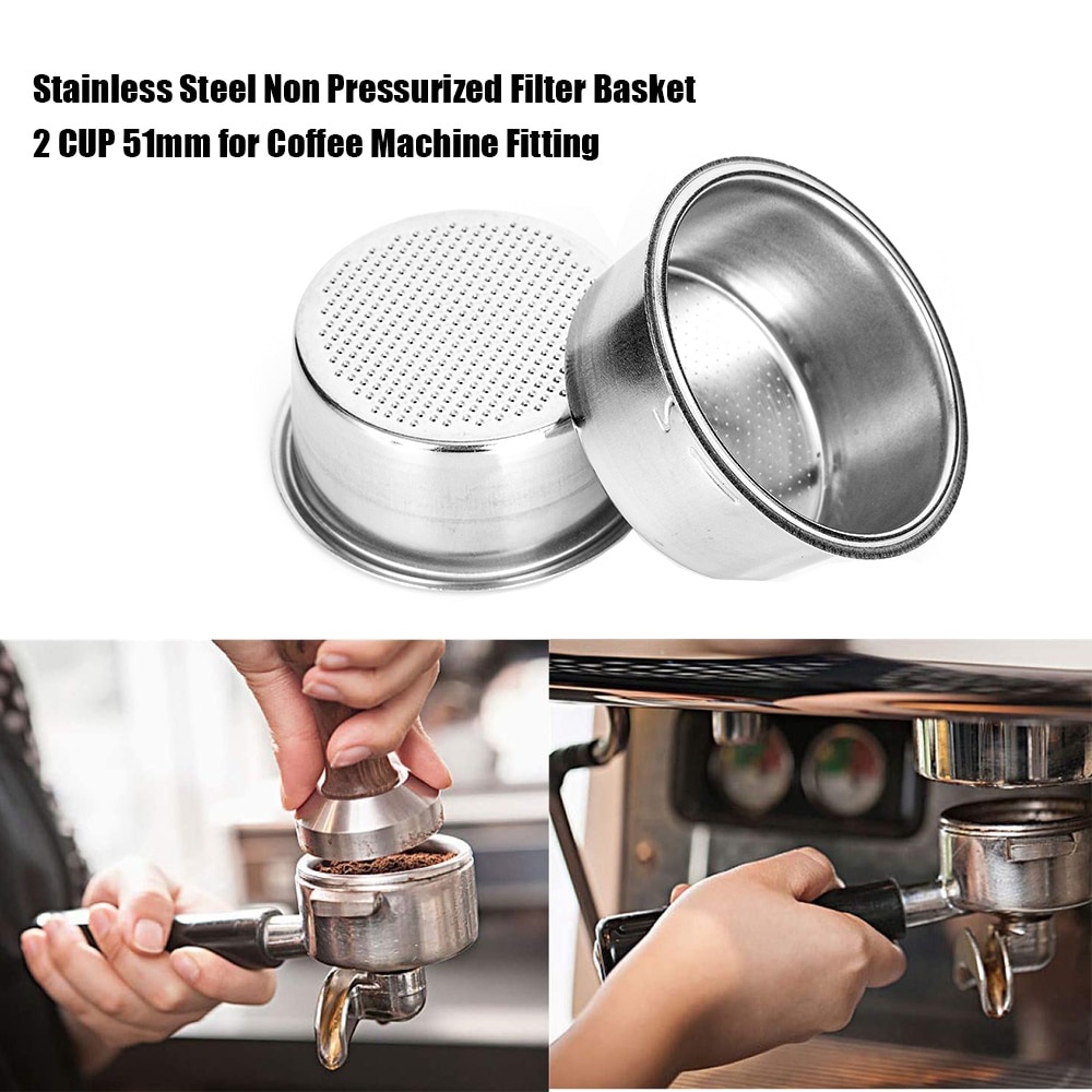 51mm 2 Cup Portable Coffee Drip Reusable Mesh Filt... – Vicedeal