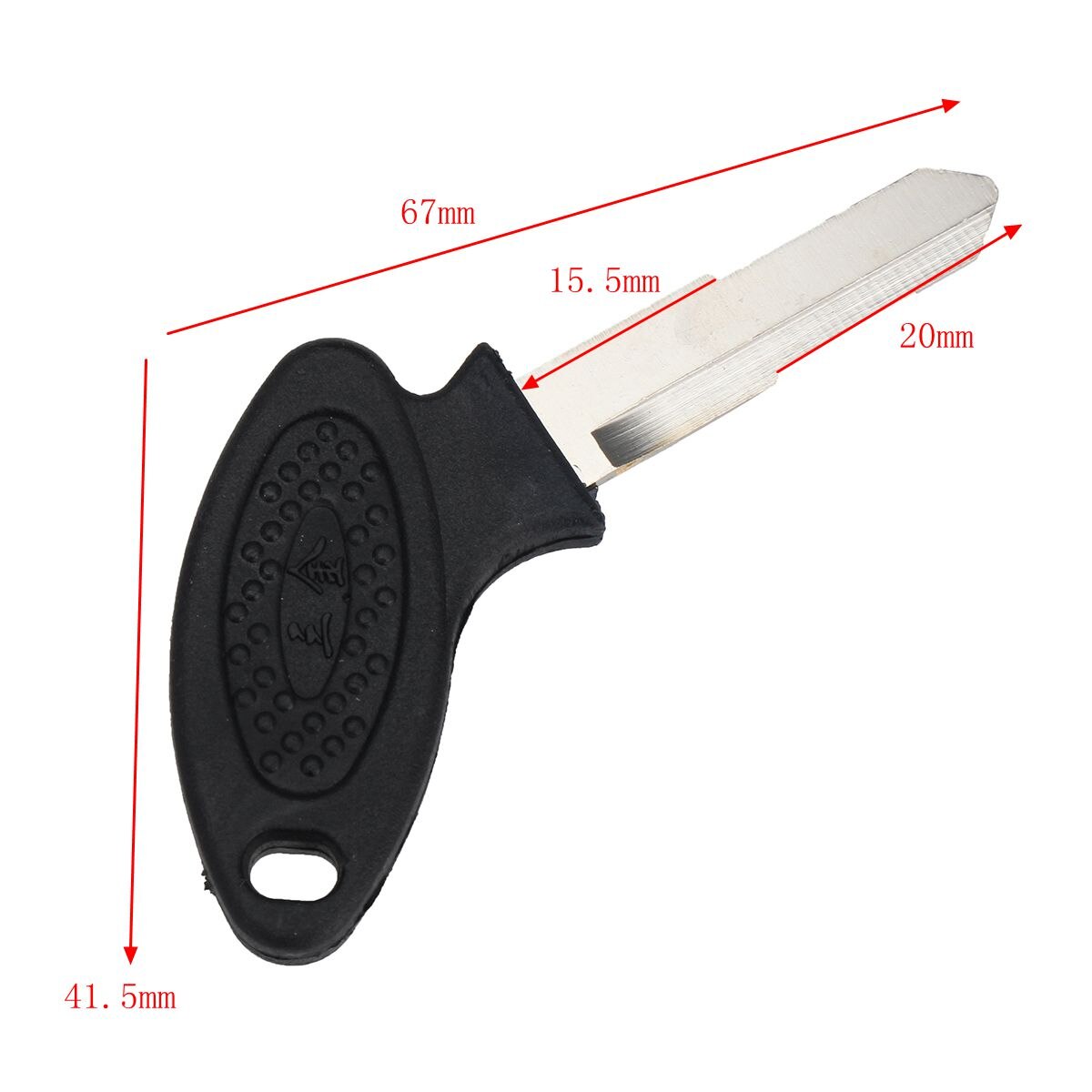 3pcs Motorcycle Black Scooter Uncut Key Blank For ... – Grandado