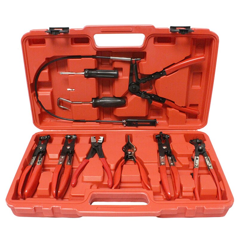 9 piece Universal Hose Clip Clamp Set Automotive F... – Grandado