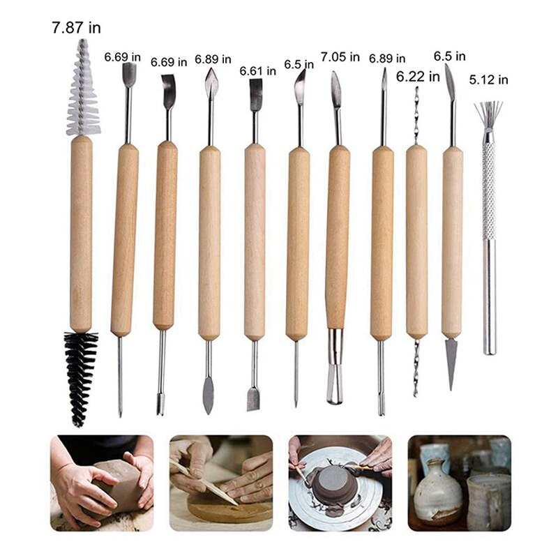 Pottery Sculpting Tools 32PCS Ceramic Clay Carving... – Grandado