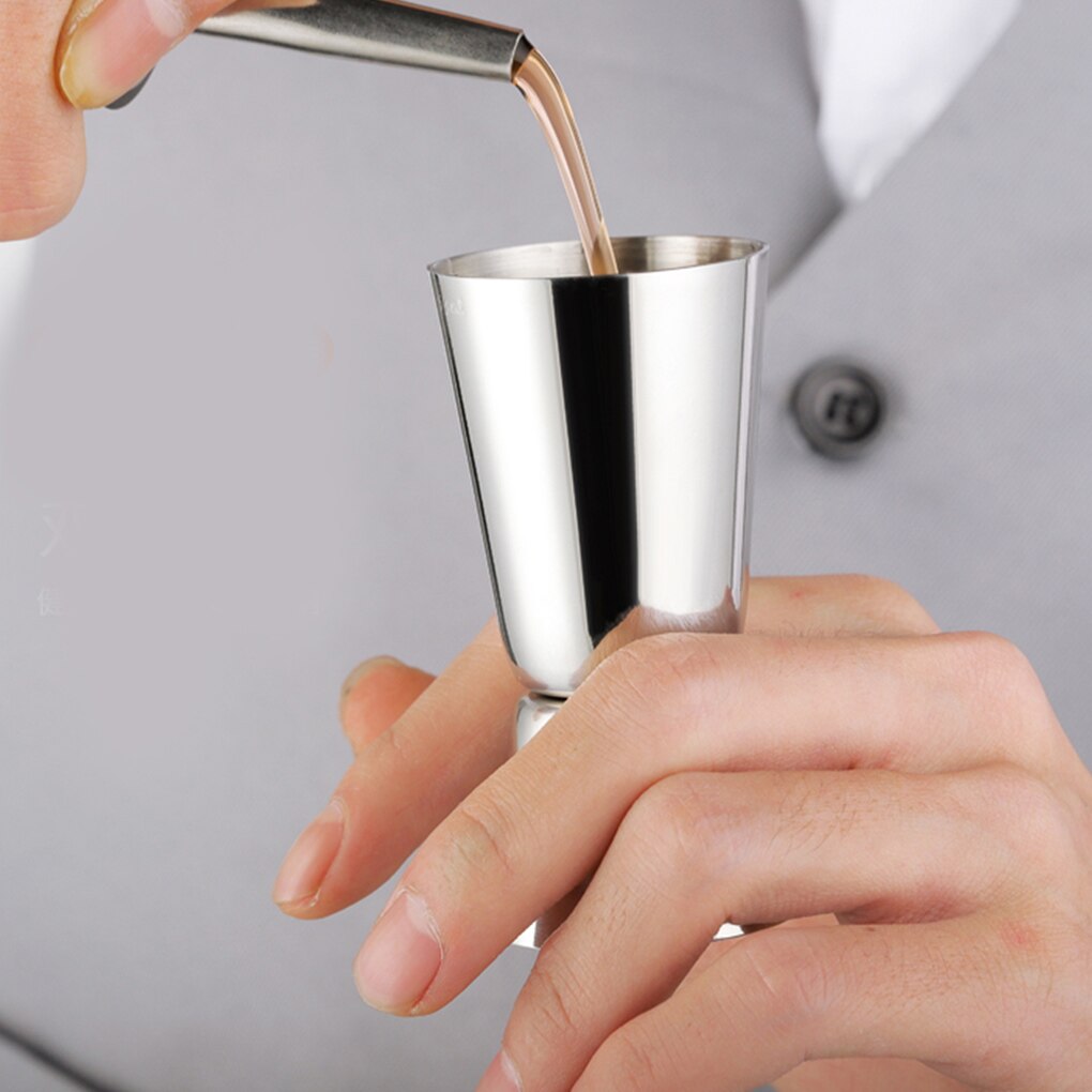 2 Pcs 25ml 50ml Stainless Steel Measure Cup Cockta... – Vicedeal