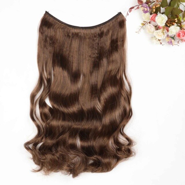 Extensión de cabello sintético para mujer, hilo In... – Vicedeal